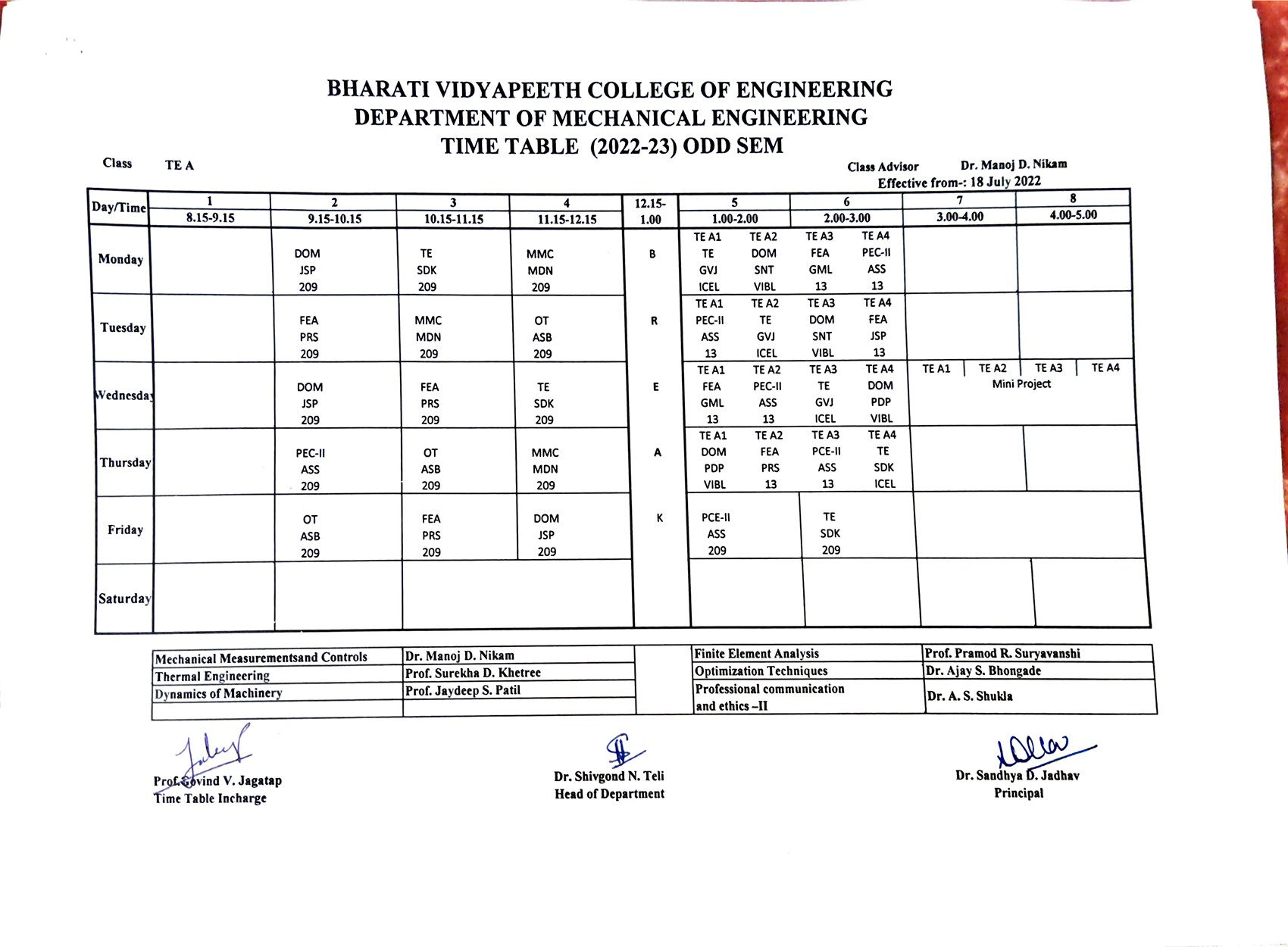 Student Section – Bharati Vidyapeeth College of Engineering, Navi ...